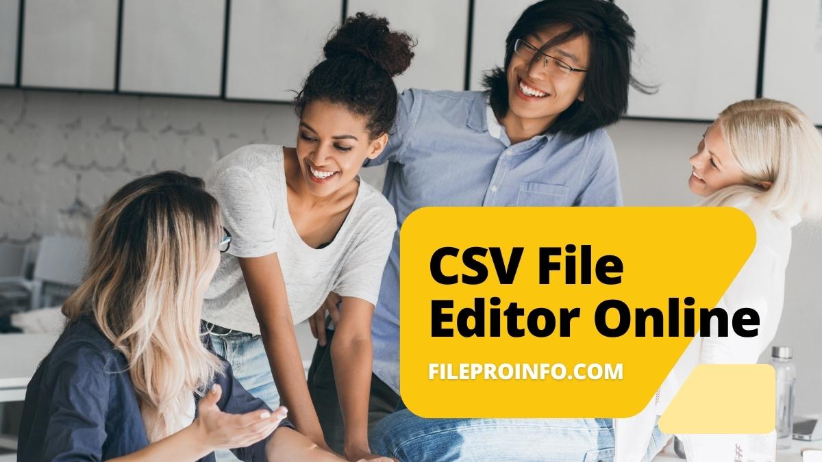 CSV File Editor Online FileProInfo Blogs
