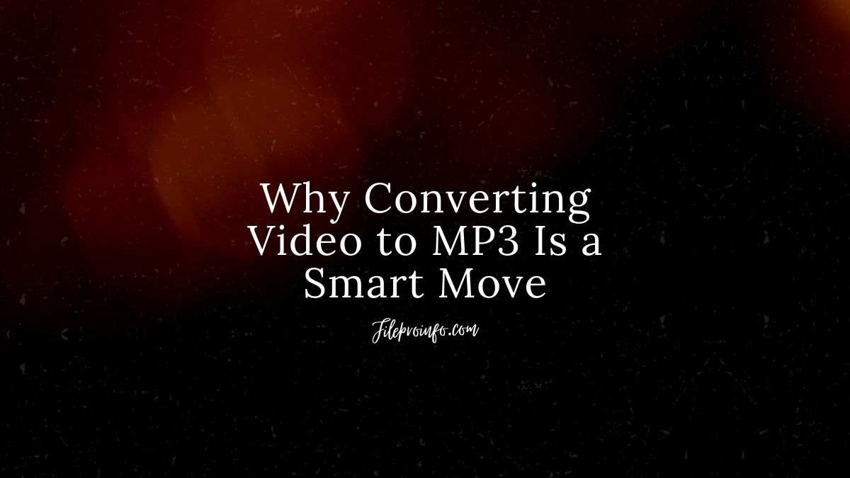 From Visual to Vocal: Why Converting Video to MP3 Is a Smart Move ...